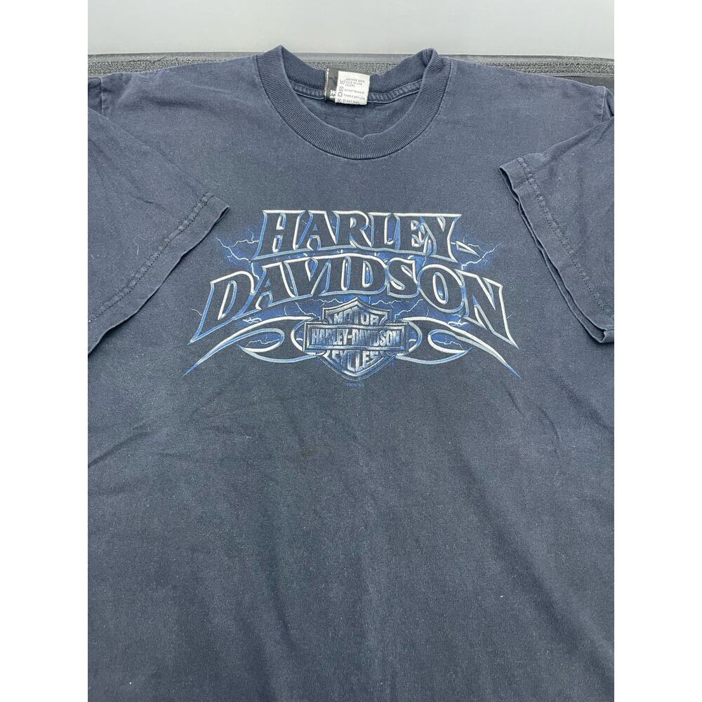 2006 Y2k Harley Davidson Motorcycle Shirt Bald Eagle … - Gem